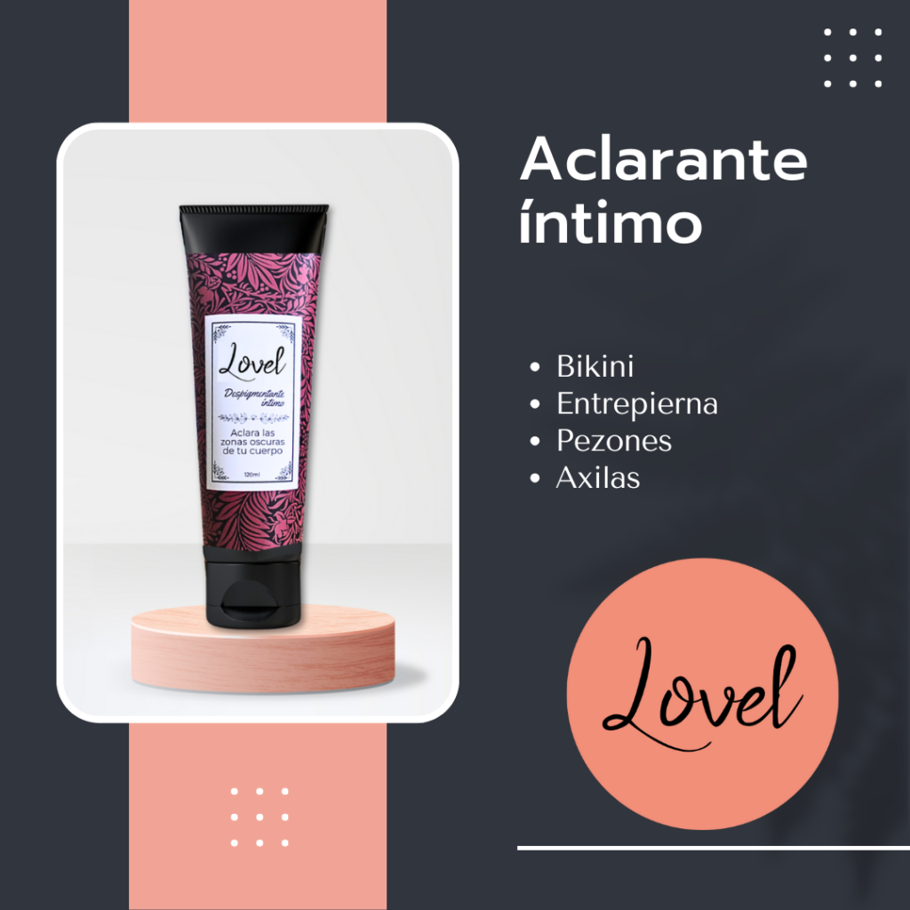 Aclarante íntimo efectivo. Zona V, entrepierna, Zona anal.